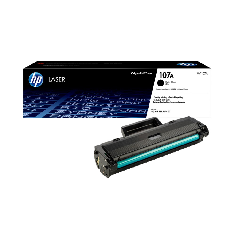 HP 107A Black Original Laser Toner Cartridge W1107A – VISIONS COPY AND ...