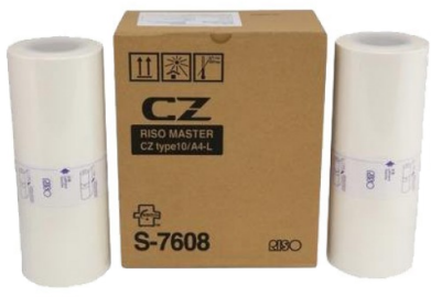 Riso A4 Master for Riso CZ100 (OEM Code S-7608) - VISIONS COPY AND PRINT TECHNOLOGIES
